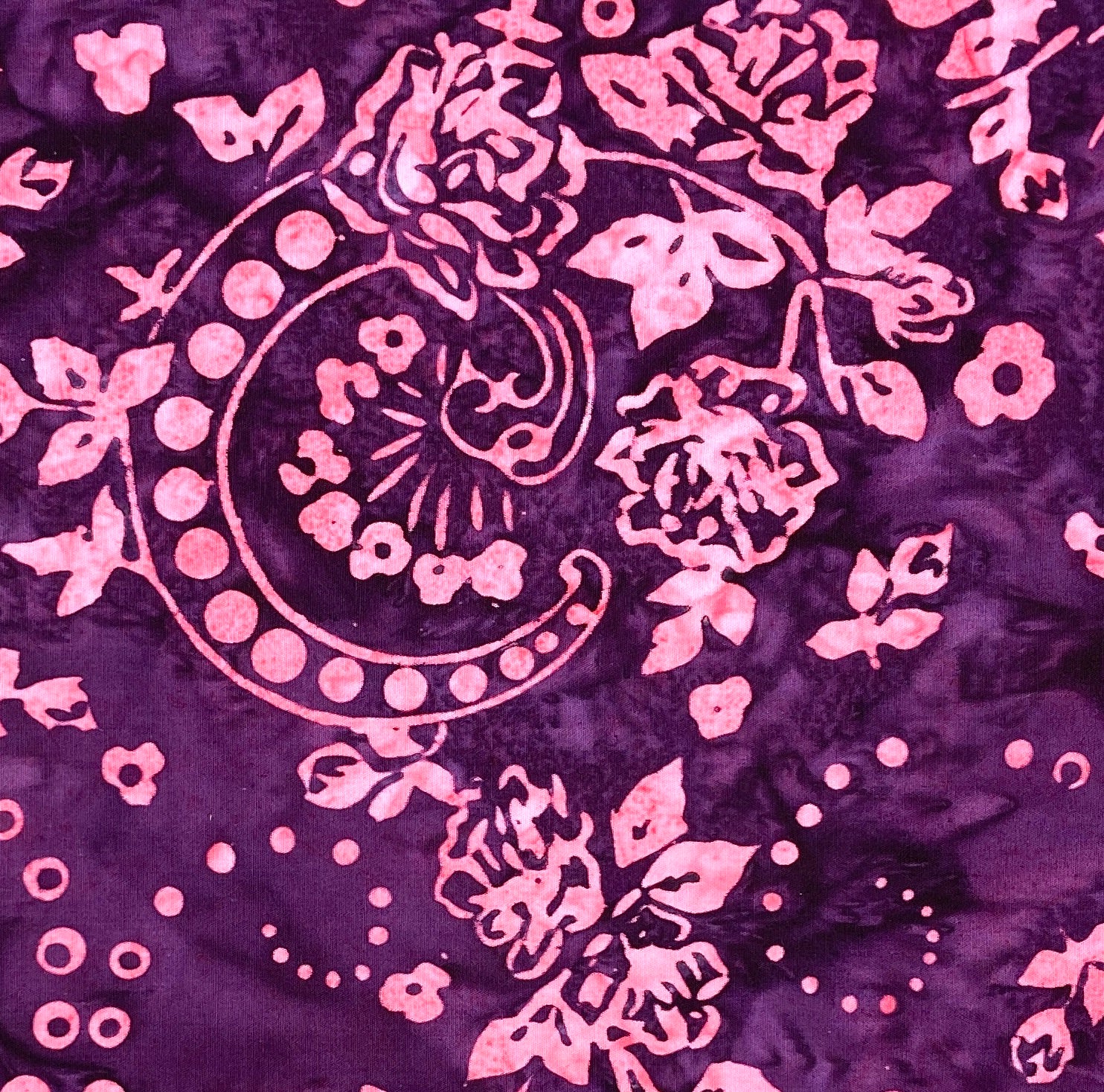 Purple and Pink Henna Roses | Banyan Batiks Rose Parade | Quilting Cot