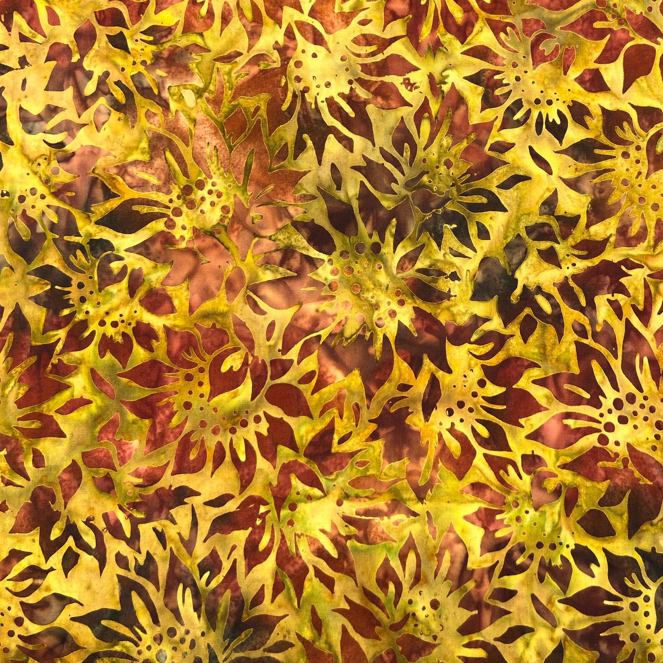 Celebrate Fall Rust | Batik | Quilting Cotton